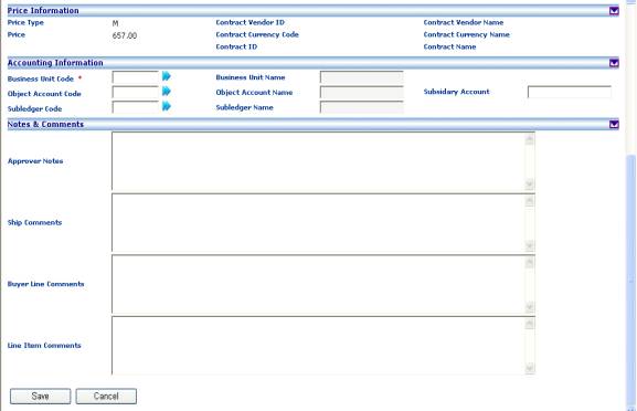 Requisition Create Requisition